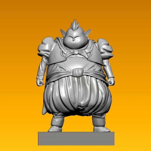 STL file Majin Boo obesity Dragon ball Z model - 3D print 🐉 ・Model to ...