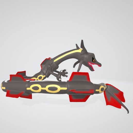 🎲 Rayquaza Shiny*・Free STL File for 3D printing・Cults