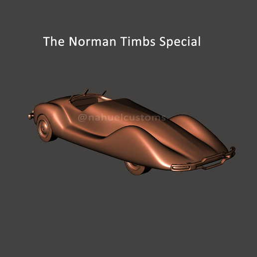 🚗 The Norman Timbs Special - Custom Car・ STL File for ・Cults