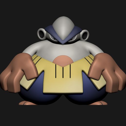🐉 Pokemon - Hariyama with 2 poses・ STL File for 3D printing・Cults