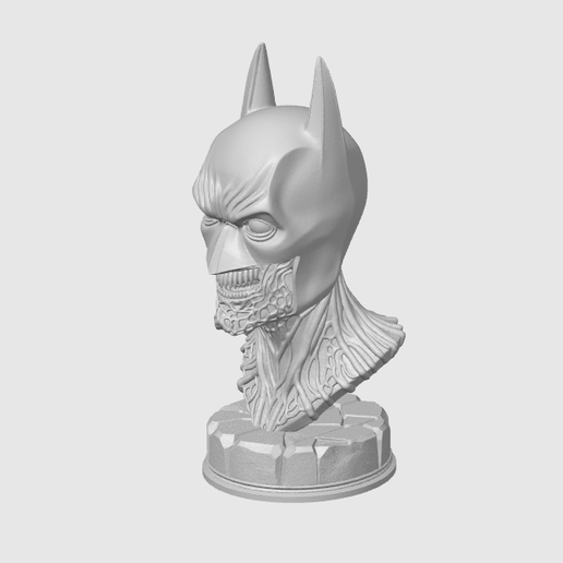 👤 Dark Vecna – Batman × Stranger Things Bust STL for 3D Printing・ STL ...