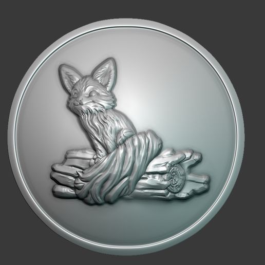 🦊 bas-relief fox・ STL File for 3D printing and CNC machining - Laser ...