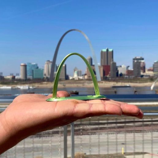 🏗️ Gateway Arch - St. Louis, Missouri・Free 3D File for ・Cults