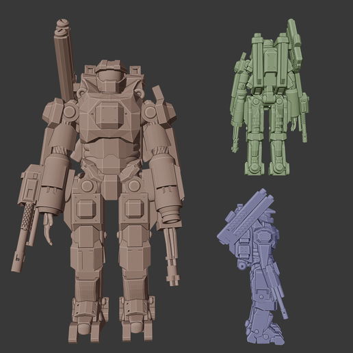 😇 Halo Power Armor | Hrunting Mark I・ STL File for 3D printing・Cults