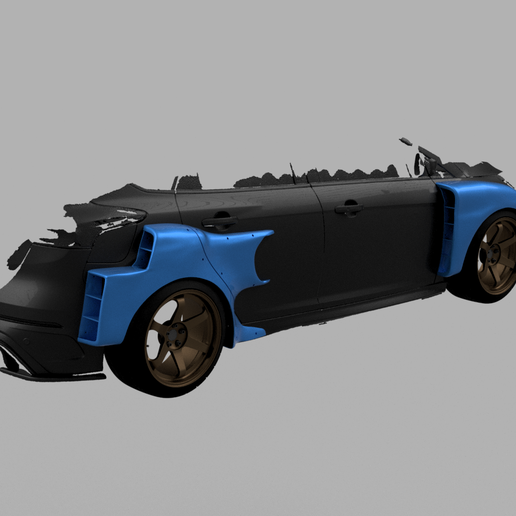 🚙 Ford Focus ST / RS MK3.5 - WRC / RX Body Kit・ 3D File for 3D printing ...