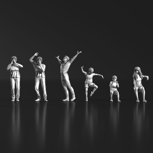 👾 HD People 09 spectator・ 3D File for ・Cults