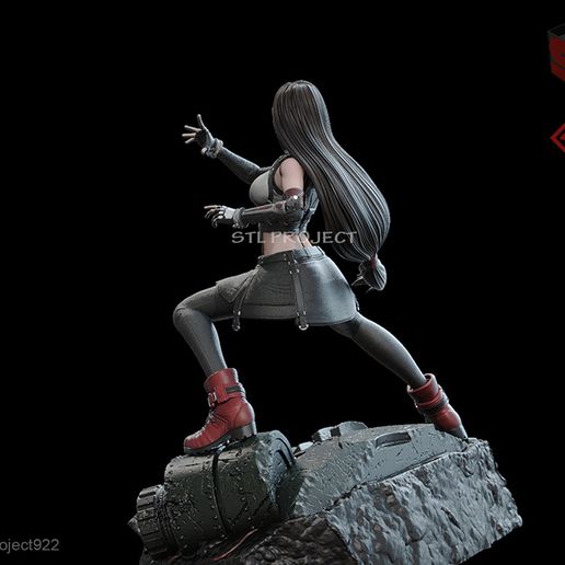 🗡️ Tifa・ 3D File for ・Cults