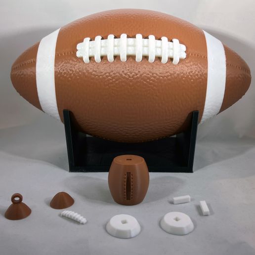 🏈 Keychain-Size Miniature Realistic Football STL File - NO AMS ...