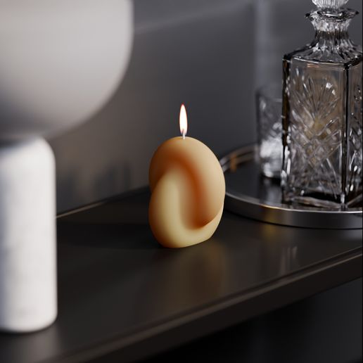 STL file Candle mold - abstract 2 🕯️ ・Template to download and 3D print ...