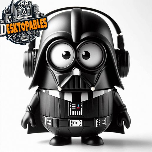 👹 Darth Minion - V.2・Archivo STL Gratis para Impresión 3D・Cults