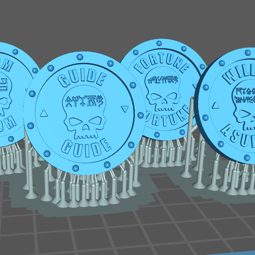 STL file Space Elves Tokens / Markers 🛰 ・3D printer model to download・Cults