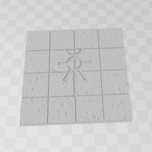 STL file Space Skeleton Stone Dungeon Tile 4x4 - Openforge 🛰 ・3D ...