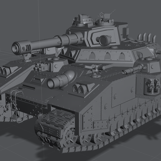 3D file Baneblade - Primary Super-Heavy Tank Of The Astra Militarum 🪖 ...