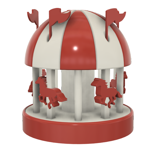 🎠 Carousel II・Free STL File for ・Cults