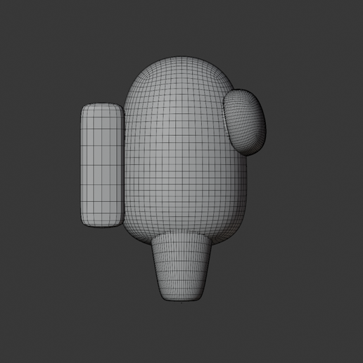 3D file Among US Low-poly 3D Model 🆓 ・3D printing model to download・Cults