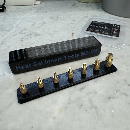 STL file Heat Set Inserts/Threaded Inserts Tool Box 📦 (3MF)・3D printing model to download・Cults