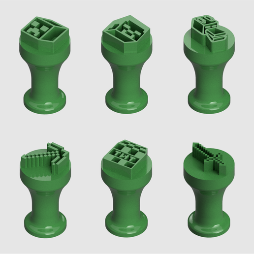 🍽️ Stamps and markers for brigadeiros and sweets - Minecraft・ 3D File ...