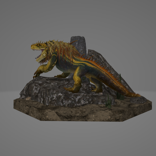👹 MONSTER HUNTER GREAT JAGRAS FIGURE・ STL File for 3D printing・Cults