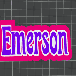 3MF file Elegant Cursive Name Tag for Luggage Tags, Keychains, Bogg Bag ...