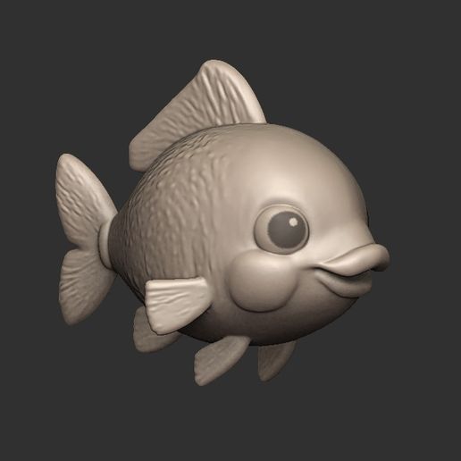 STL file Cute Fish toy 🐠 ・3D print object to download・Cults