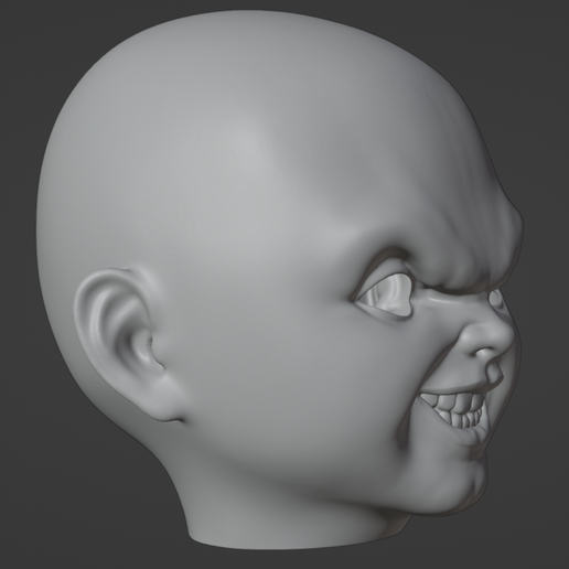 STL file CHUCKY HEAD CP2 🎨 ・3D printable model to download・Cults