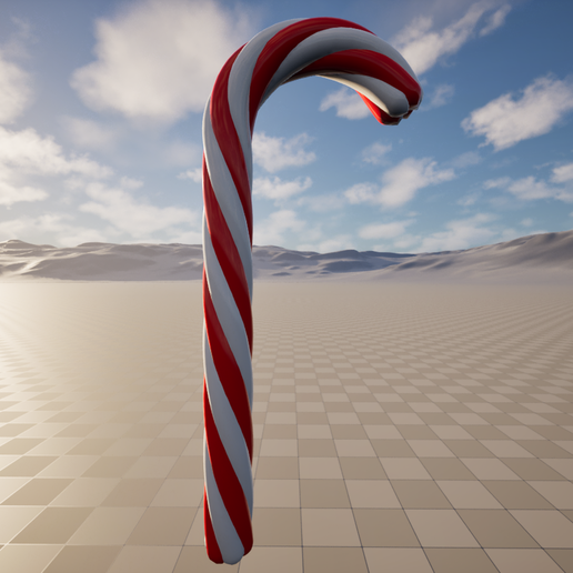 3d printed candy cane