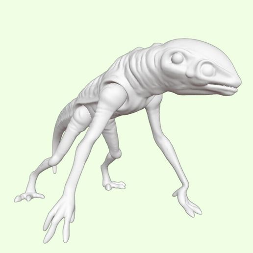 👹 Xenoraptor Creature – Alien Wildlife Model・Free STL File for 3D ...