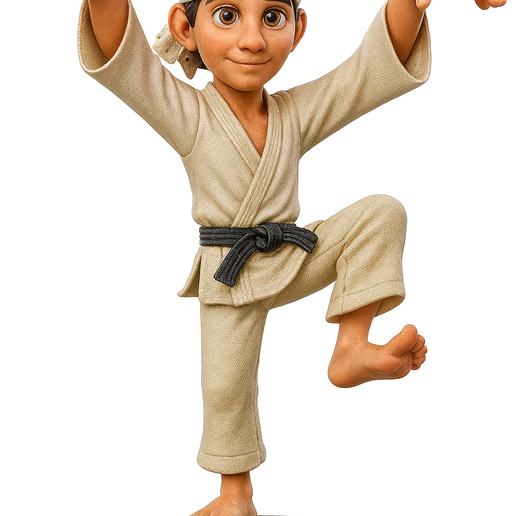 🥋 karate kid・ STL File for 3D printing・Cults