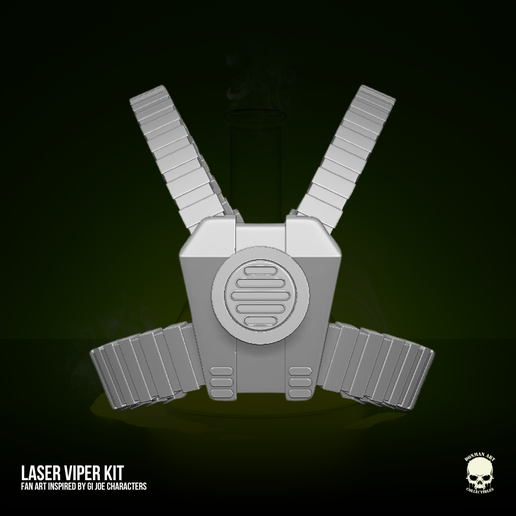 🎨 Laser Viper GI Joe Fan Art 3D printable File For Action Figures・ STL ...