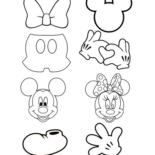 mickey head template