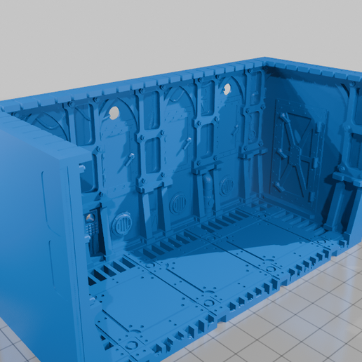 🧸 40k Necromunda Miniature Display Photo Backdrop・Free 3D File for ・Cults