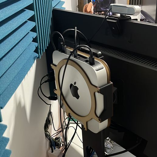 3D 文件 Mac Mini Holder, (3d and laser) 💭 ・可下载 3D 打印模型・Cults