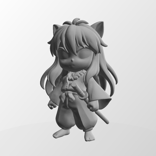 🗿 Inuyasha - InuYasha・ STL File for 3D printing・Cults