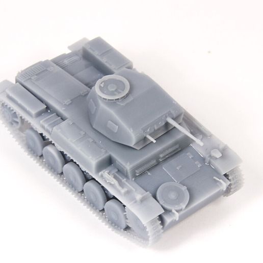 🪖 Panzer II F - 1/72 Light Tank - Presupported・ STL File for 3D ...