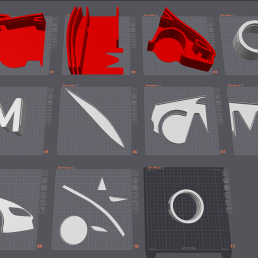 3D file Letrero Auto / Car Sign 50 cm 🚗 ・3D printing idea to download・Cults