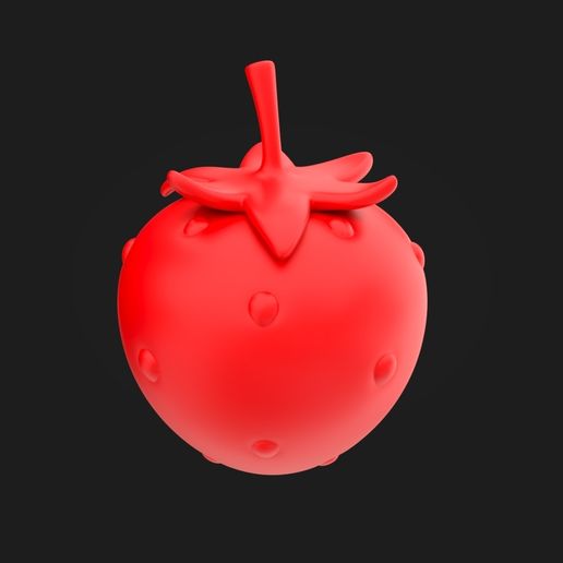 🍓 Strawberry・ STL File for 3D printing・Cults