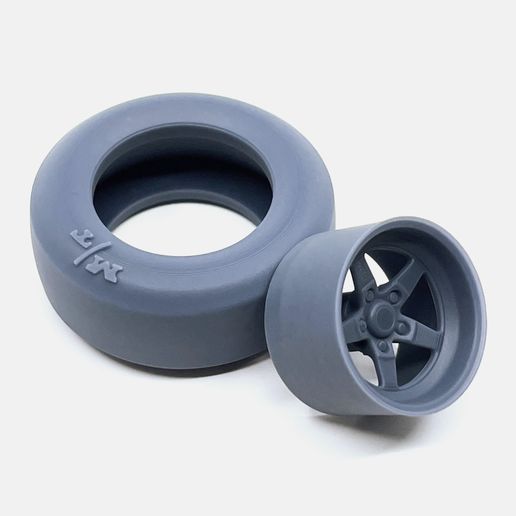 🛞 1/24 Scale, 15x5 & 15x10 Weld S71 Wheels, M/T Tires, and Brake Set ...