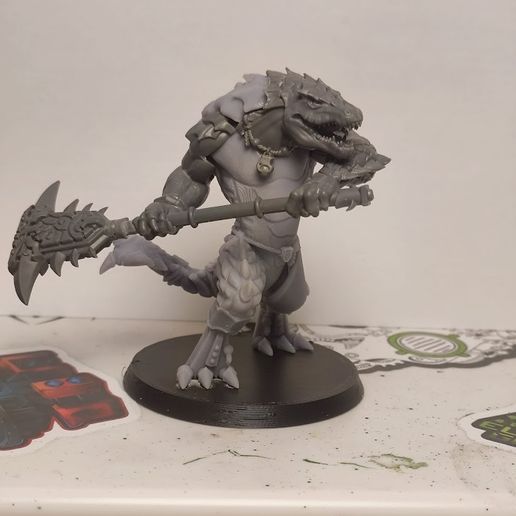🦎 Lizardfolk Gator Skirmishborn Body With Prosthetic Legs・ STL File for ...