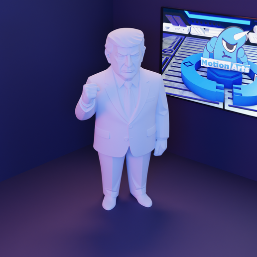 🎨 Donald Trump・Free STL File for 3D printing・Cults