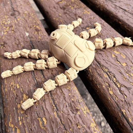 🐙 Mech Octopus Flexi・Free STL File for 3D printing・Cults