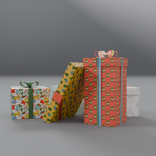 3D file christmas gifts 🎄 ・3D print object to download・Cults