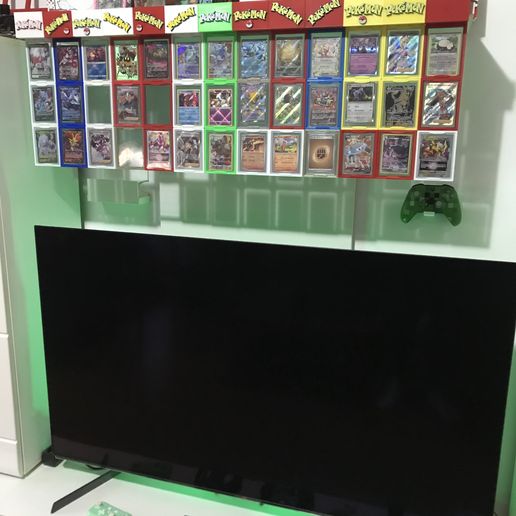 🐉 POKEMON CARD RACK AND DISPLAY STAND・ STL File for 3D printing・Cults