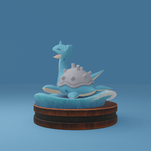🐉 POKEMON LAPRAS・Free STL File for ・Cults