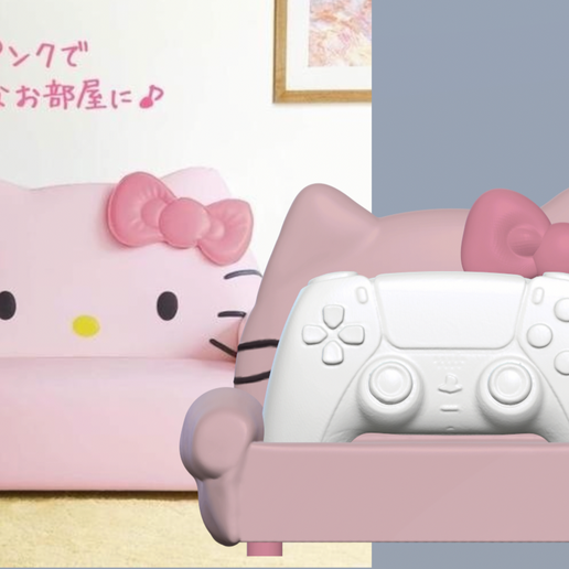 ps4 controller cover hello kitty