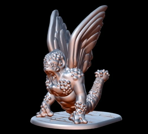 👹 Abyssal Devourer (15mm scale)・Free STL File for ・Cults