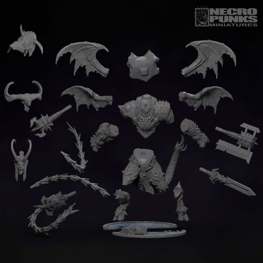 🐉 Demon Gatekeeper Kitbash and Army・ 3D File for 3D printing・Cults