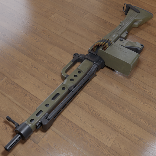 🔫 CETME Ameli LMG (PropGun) 1/1 Size・ STL File for 3D printing・Cults