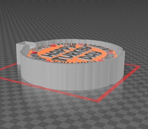 STL file Happy Turkey Day Freshie Mold 🦃 ・3D printing design to ...