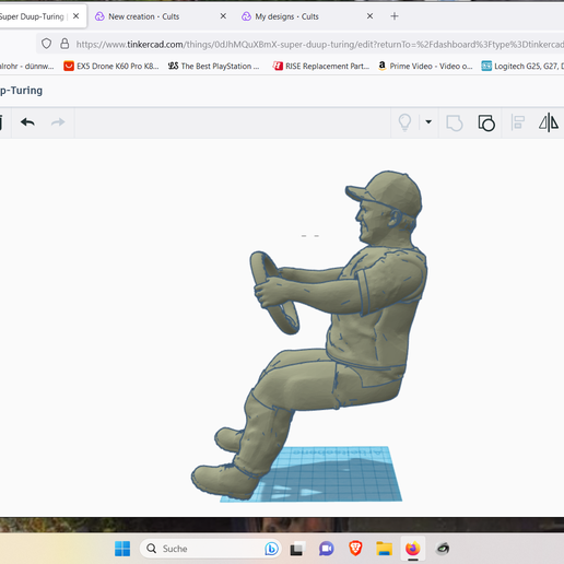 🚁 Fahrer Driver 17・Free STL File for 3D printing・Cults