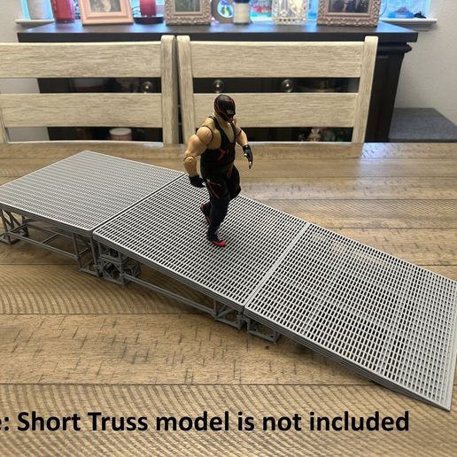 🤼 Stage and Ramp Modular Models: 1:12 Scale with Clips・ STL File for 3D ...